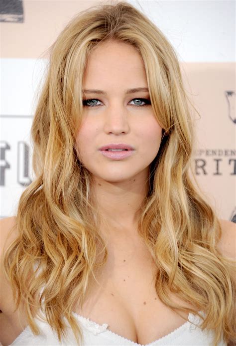 Jennifer Lawrence Long Dark Hair
