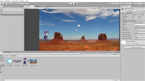 Unity Creating A Basic 2d Scene Youtube