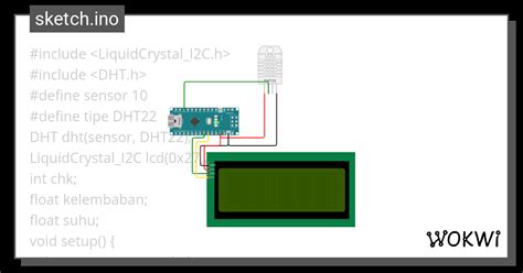 Papan Suhu Wokwi Esp32 Stm32 Arduino Simulator