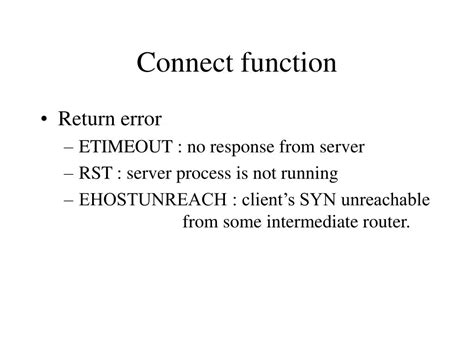 Ppt Chapter Elementary Tcp Socket Powerpoint Presentation Free Download Id