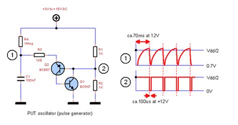 Circuit Collection Of The Programmable Unijunction Transistor Put