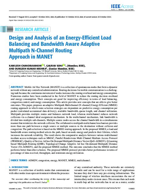 Pdf Design And Analysis Of An Energy Efficient Load Balancing And