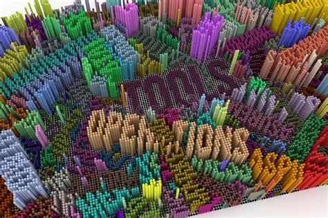 Colorful 3d Rendering Background Abstract Shape Composition Ge Stock Illustration