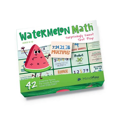 Watermelon Math Cards Autopress Education