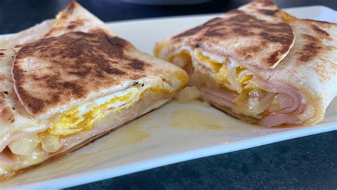 ﻿햄 치즈 계란 또띠아 만드는법 간편한 브런치 메뉴 추천