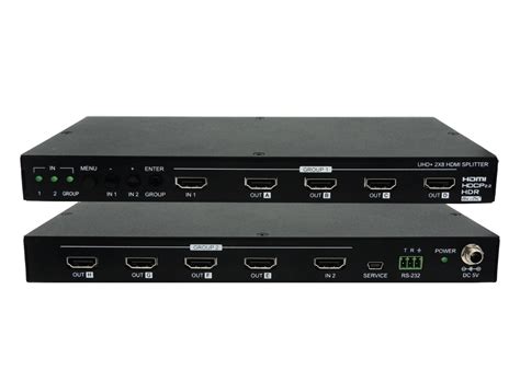 4k Hdmi Splitter 2×8 Broadata Communications Inc