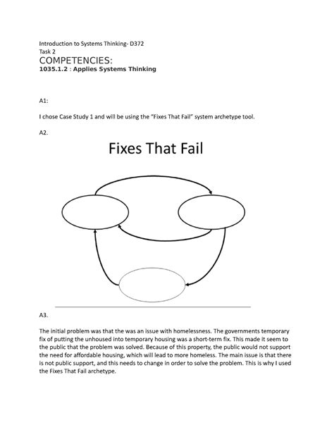 Introduction To Systems Thinkingtask 2 Introduction To Systems Thinking D Task 2