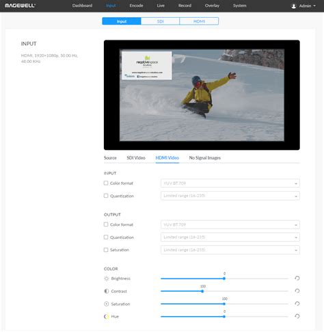 Video Processing Features Of Magewell Ultra Encode Aio Magewell