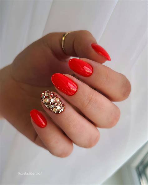 Красный маникюр с дизайном 20 ярких идей для роскошных красоток