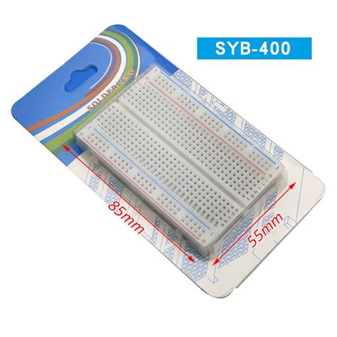 Placa Protoboard BreadBoard Pontos Furos SYB Mm SOLDERLESS Diversos Achei