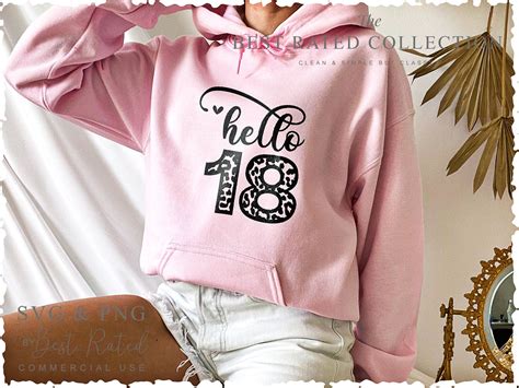 18th Birthday Svg Png Hello Birthday Birthday Girl Svg Hello
