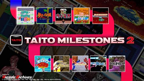 Taito Milestones 2 Is Another Impression Arcade Anthology 1upinfinite