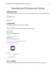 Setting Up Development Environment For C Programming Mac And Course Hero