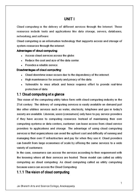 Cloud Computing Question Paper UNITI Studocu