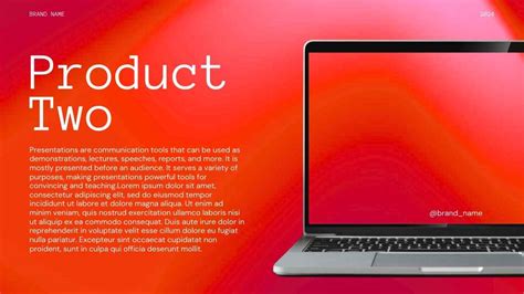 Template PPT Google Slides Produk Gratis SlidesCarnival