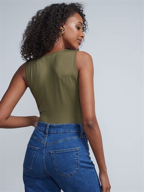 V Neck Sleeveless Bodysuit New York And Company