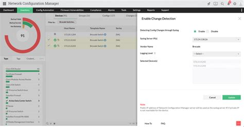 Brocade Switch Configuration Management With Network Configuration