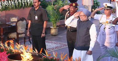 인도군승전의날10주년기념식