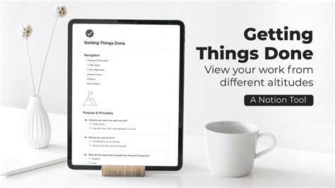 Notion Get Things Done Template
