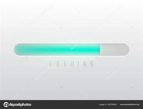 Vector Progress Loading Bar Illustration For Ui Design For Mobile Apps Stock Vector By Ket Up