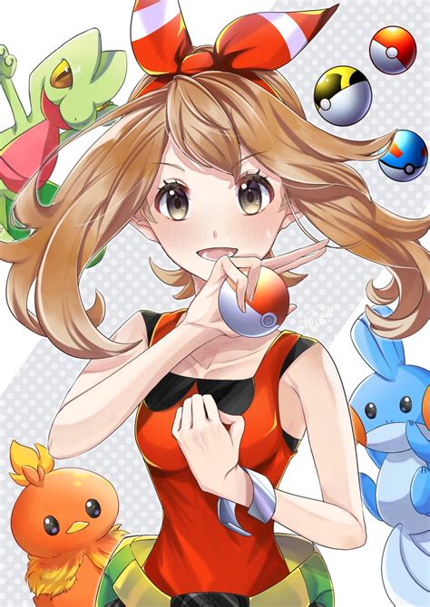 May Torchic Mudkip And Treecko Pokemon And 1 More Drawn By I6junvexcwkzmf8 Danbooru