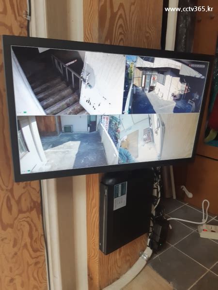 벽걸이 모니터 벽걸이 설치 벽부형모니터 벽고정 녹화기 Cctv고정 Cctv설치