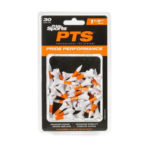 Pts® Pride Performance® Plastic Golf Tees 30 Pack