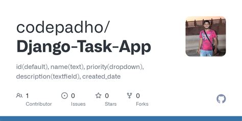Github Codepadhodjango Task App Iddefault Nametext Prioritydropdown Description