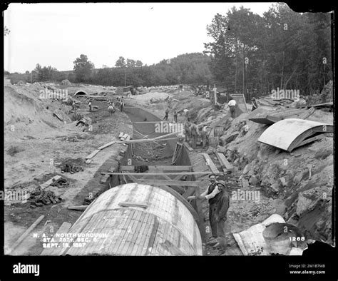 Wachusett Aqueduct Curve Section 6 Station 287 From The West On