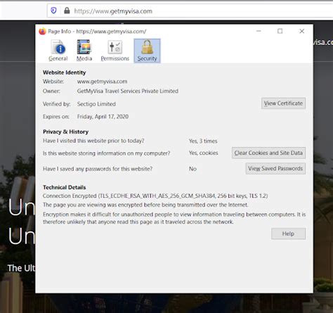 Quick Guide To View Ssl Certificate Information On Various Web Browsers