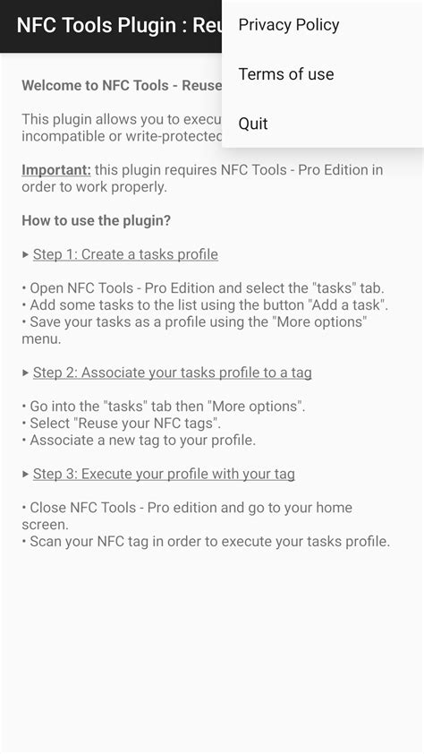 Nfc Tools Plugin Reuse Tag App On Amazon Appstore
