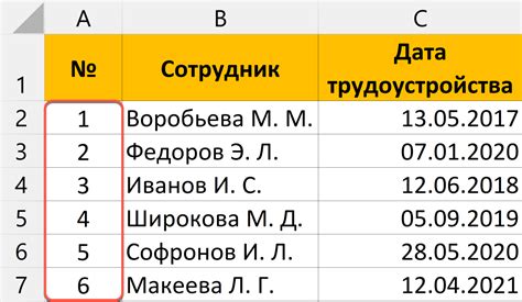 Автоматическая нумерация строк в Excel ЭКСЕЛЬ ХАК онлайн академия