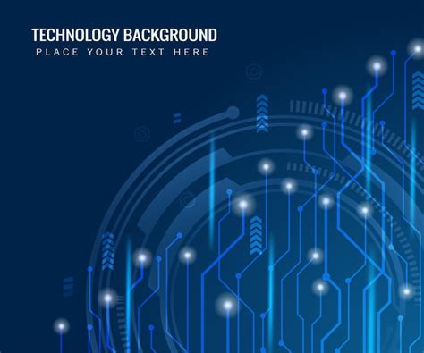 Premium Vector Technology Background Visual Presentation On The