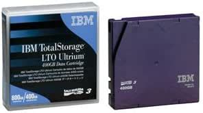 IBM LTO Ultrium 3 Tape Cartridge LTO Ultrium LTO 3 400GB Native 800GB Compressed