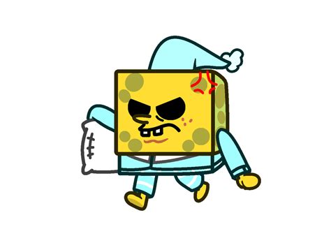 I Drew Tired And Angry Spongebob Rspongebob