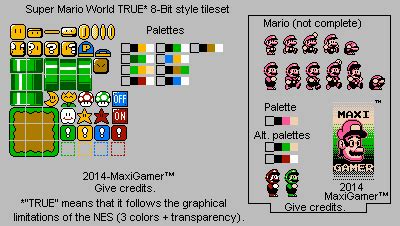 Super Mario World Tiles