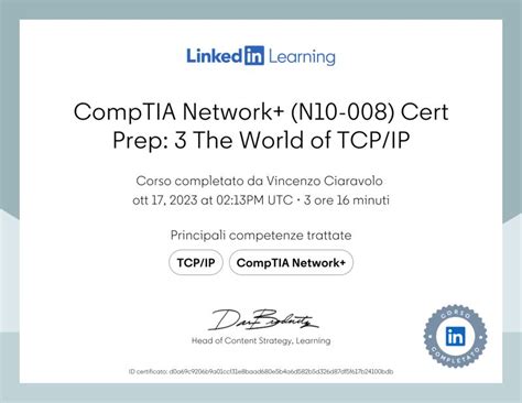 Vincenzo Ciaravolo On Linkedin Certificate Of Completion
