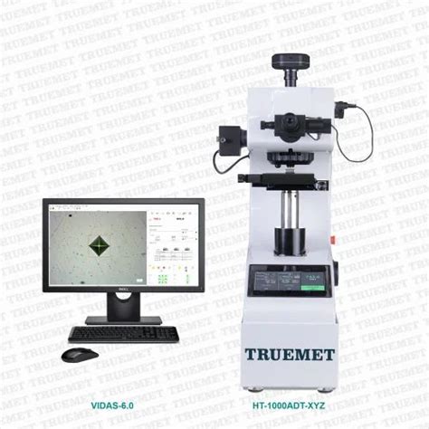 Fully Automatic Touch Screen Micro Vickers Hardness Tester Model Name Number Ht 1000adt Xyz At