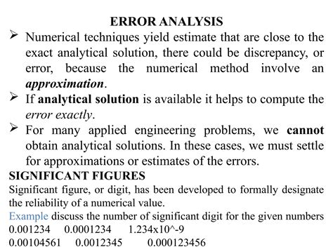 Chapter 1 Mathematical Modelling And Error Analysispptx Physics Science Chapter 1 Mathematical Modelling And Error Analysispptx Physics Science