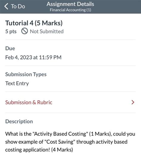 Solved Description What Is The Activity Based Costing 1