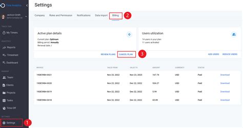 How To Cancel Or Delete My Account Time Analytics