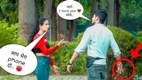 Flirting Prank On Cute Girl 👩‍🦰 Love Prank Aditya Prank World