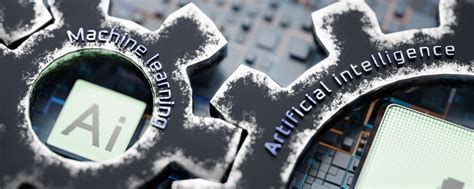 금속 기어에 새겨진 Ai 심층 기계 학습 인공 지능의 발전 Ai 인공 지능 개념입니다 3d 렌더링 가상현실에 대한 스톡 사진 및