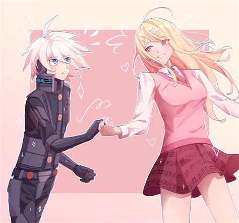 Akamatsu Kaede And Keebo Danganronpa And 1 More Drawn By Cheer