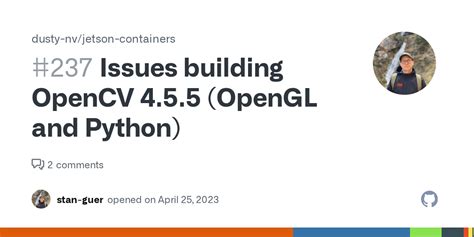 Issues Building OpenCV OpenGL And Python Issue Dusty Nv Jetson Containers GitHub