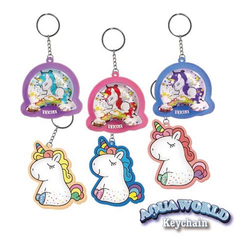 Aqua World Keychain Unicorn Series F4025 1iuno Foluck Novelty Toys