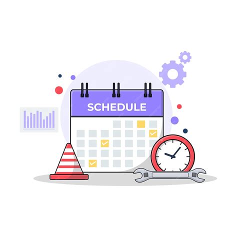 Premium Vector Time Management And Planning Concept Vector Illustration