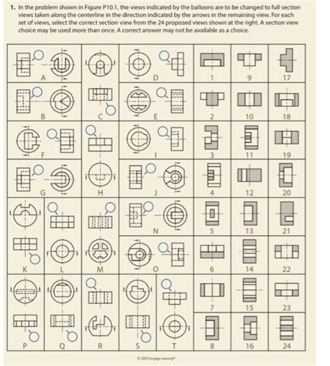 Solved 1 In The Problem Shown In Figure P101 The Views