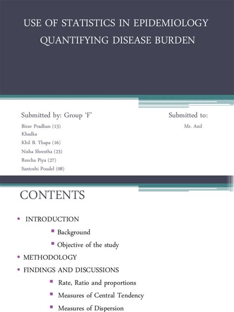 Quantifying Disease Burden Through Biostatistical Tools An Analysis Of The Role Of Statistics