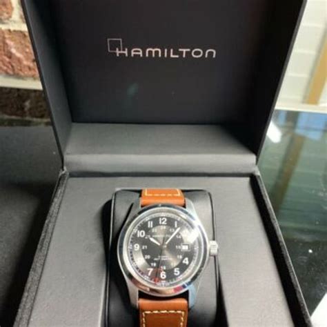 Hamilton Khaki Field Mens Wrist Watch 42mm Watchcharts